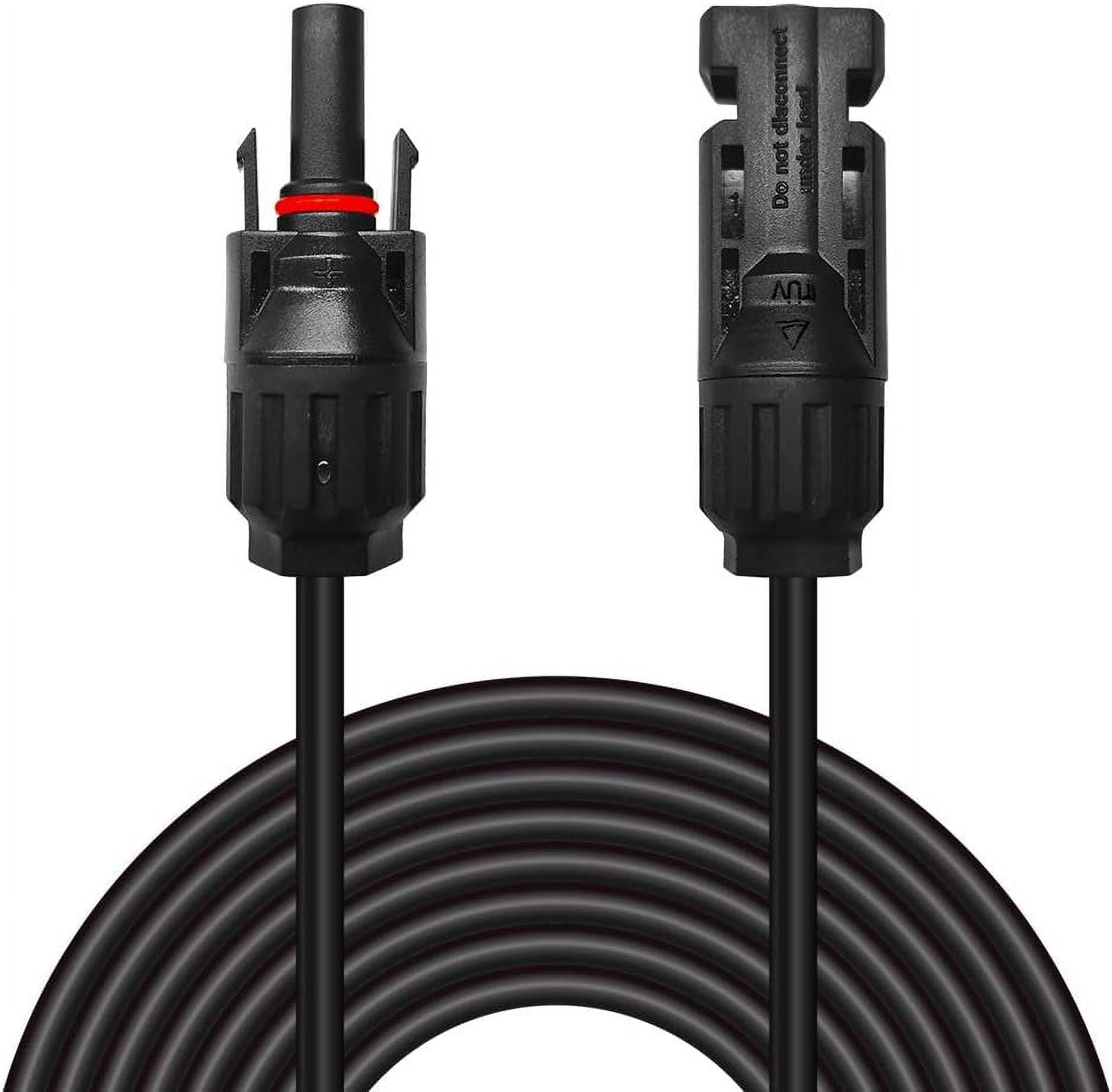 Newpowa 6FT 15FT 30FT 50FT 100FT(Feet) 10AWG(6mm²) Solar Extension ...