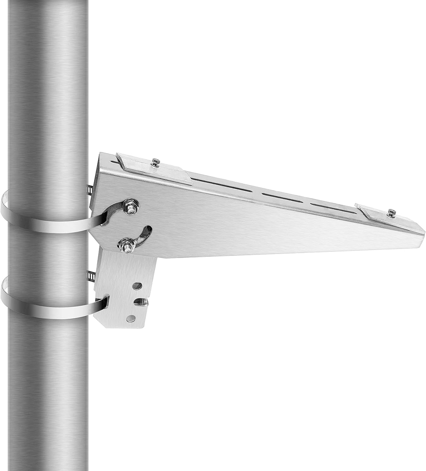 Newpowa Universal Angle Adjustable Mounting Bracket Single Arm Pole ...