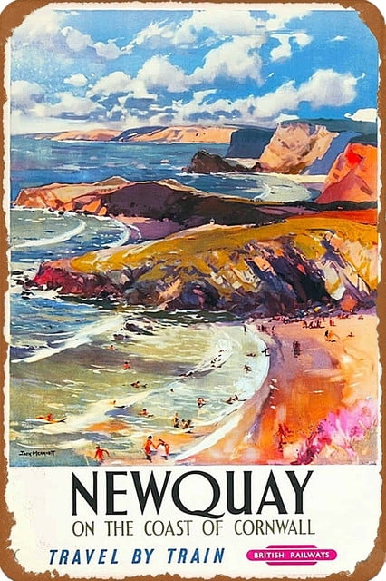 Newquay on the Cornwall Coast England Great Britain Travel ...