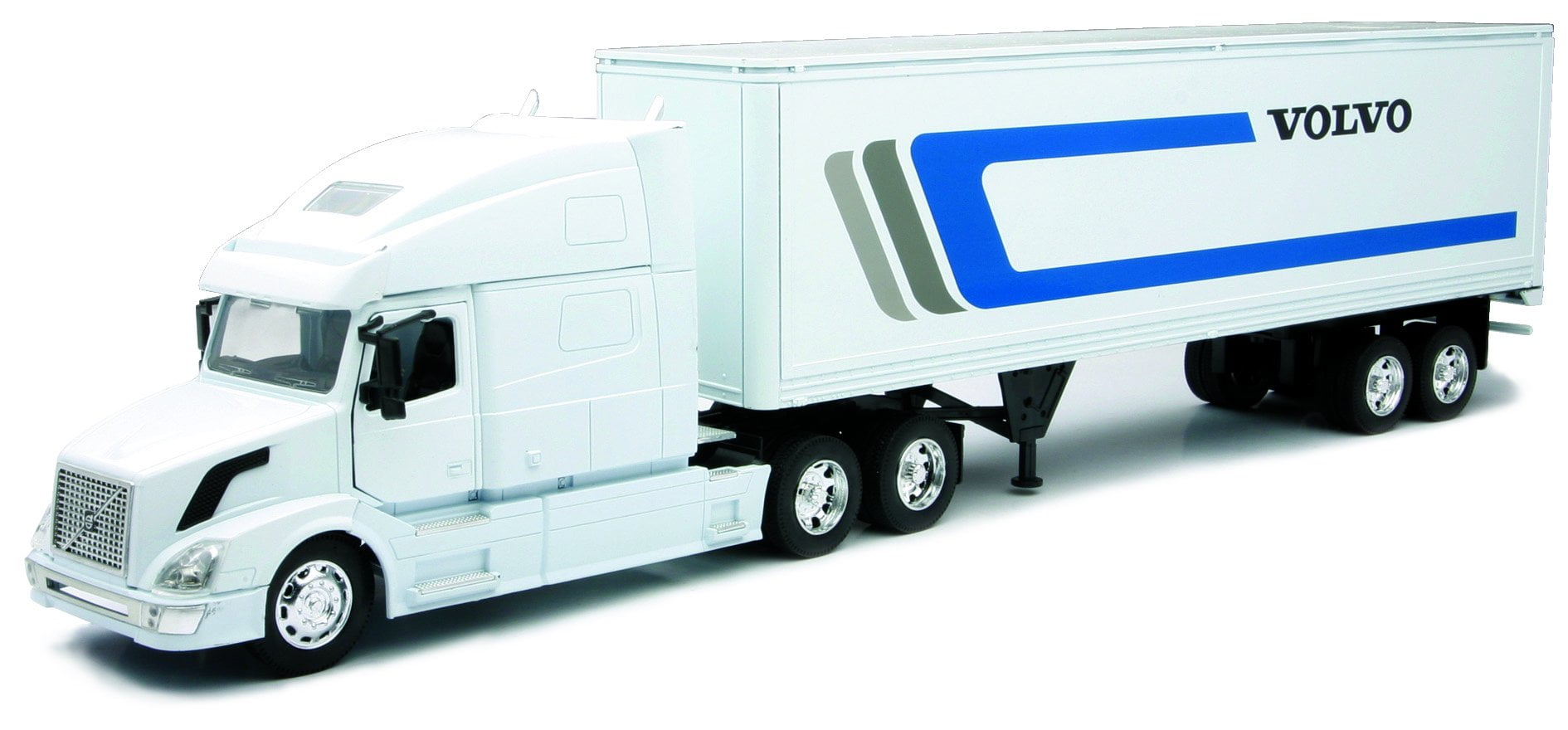 Newray Volvo Tractor and Trailer VN-780 1/32 Scale Pre-Built Model Semi ...