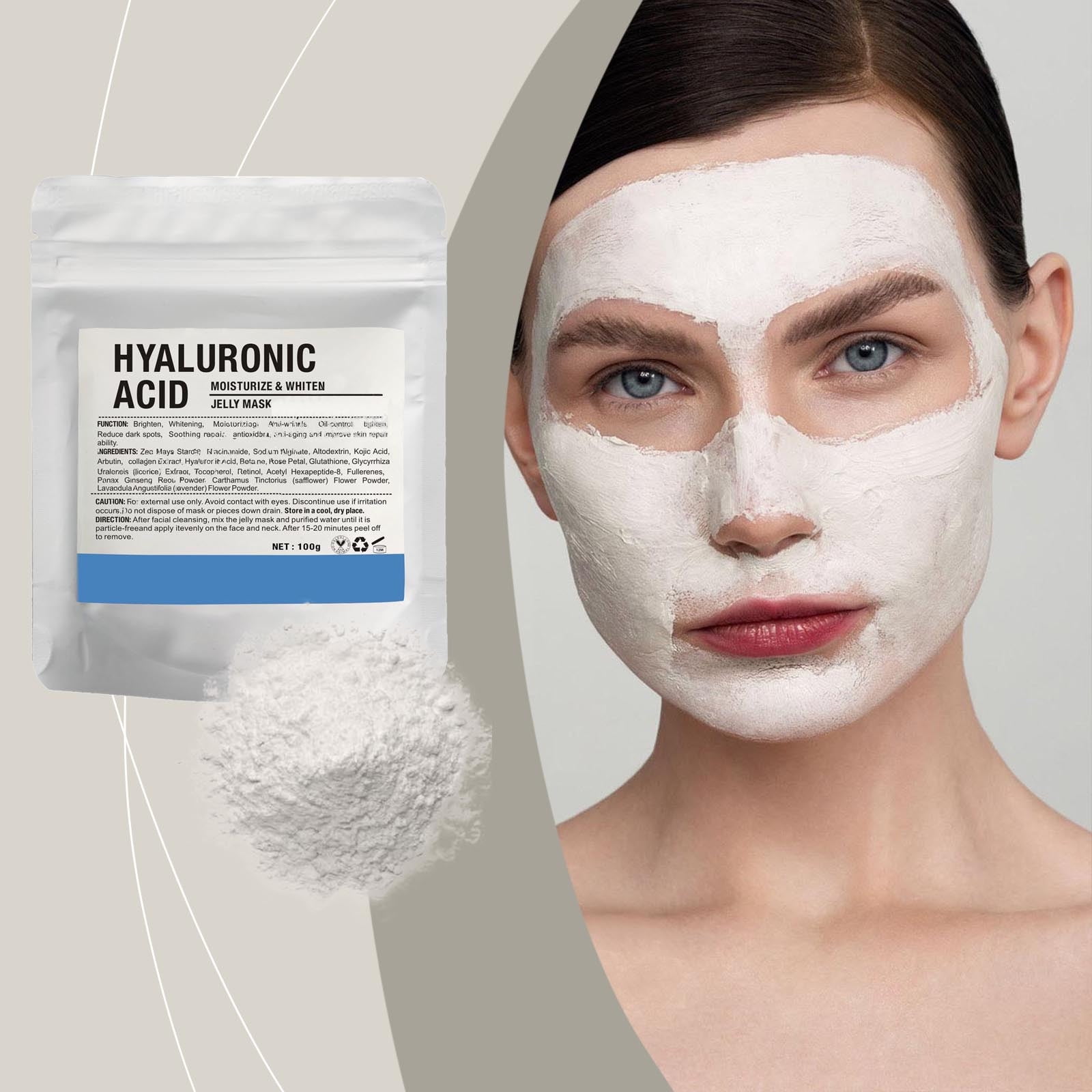 Newreleases Hyaluronic Acid Serum Powder,Low Molecular Weight ...