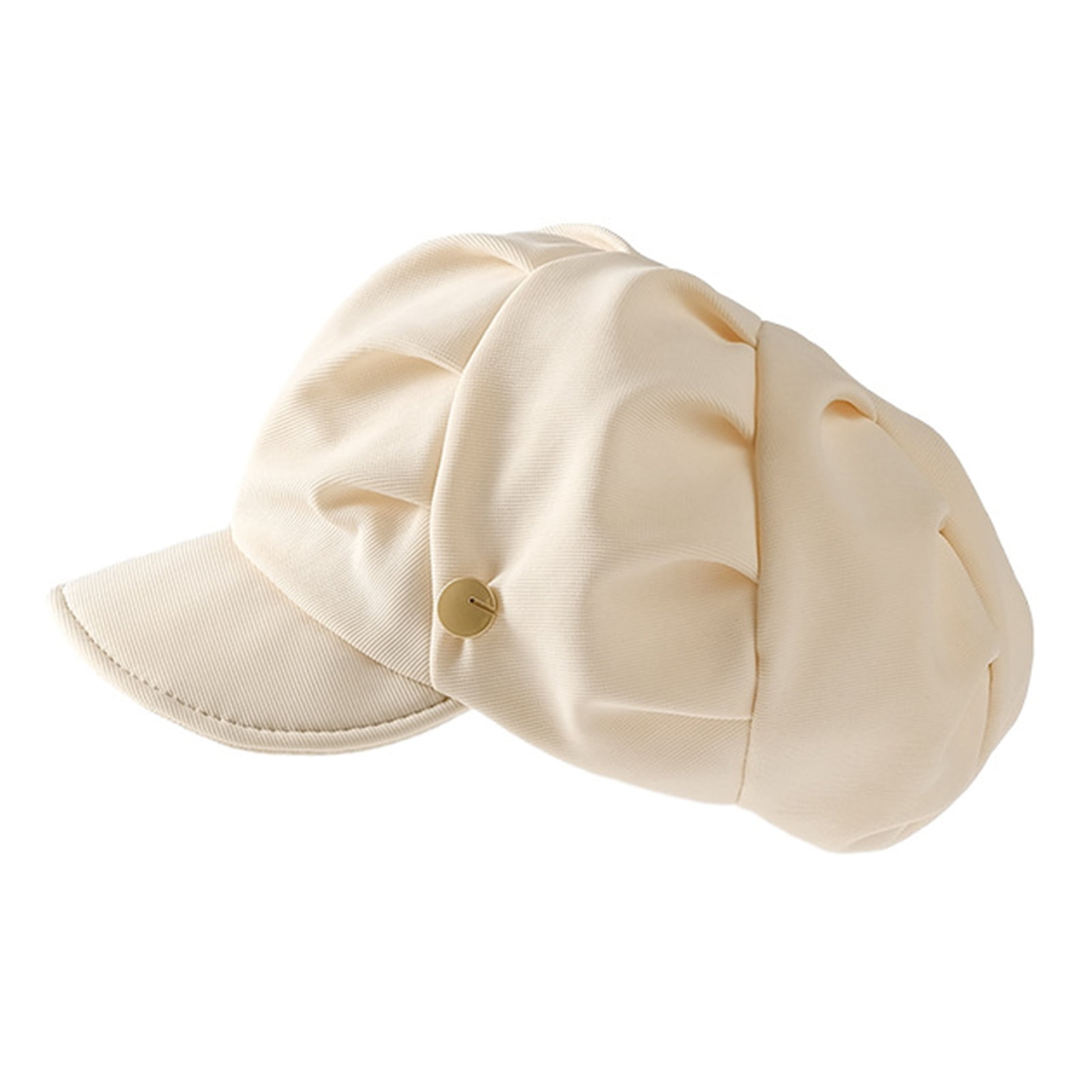 Newsboy Cap Adjustable Visor Beret Soft Cabbie Hat Octagonal Cap ...