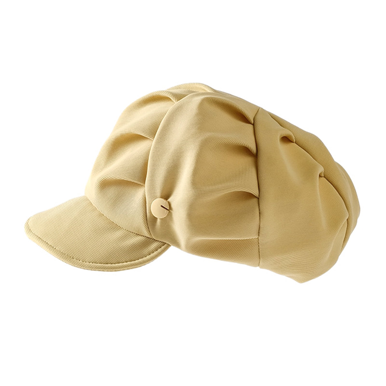 Newsboy Cap Adjustable Visor Beret Soft Cabbie Hat Octagonal Cap ...