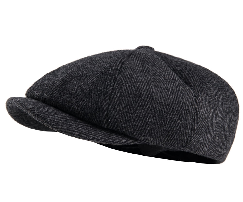Newsboy Cap Peaky Herringbone Baker Boy Flat Caps for Men - Walmart.com