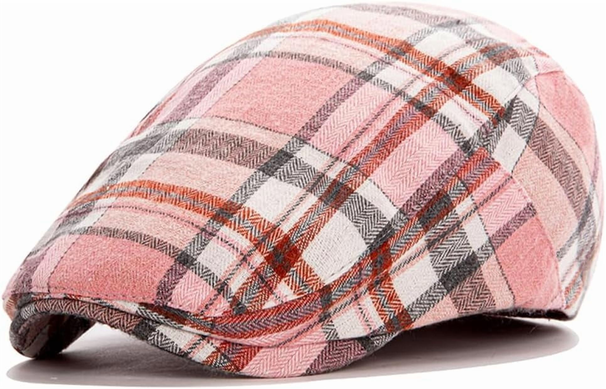 Newsboy Hats Adjustable Ivy Flat Cap Gatsby Golf Beret for Men Women ...