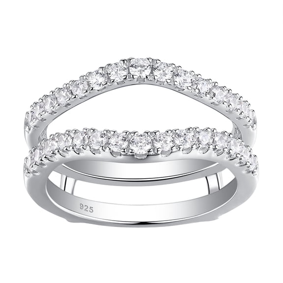 925 Sterling Silver Daisy Flower Band Ring (Size 10) - Walmart.com