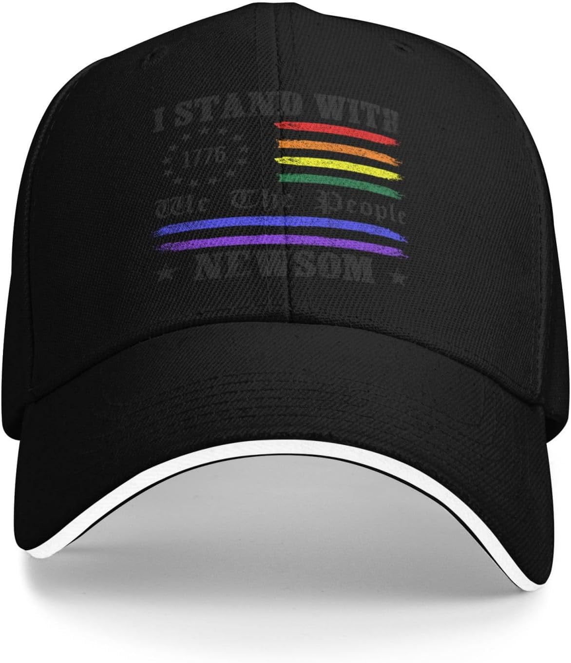 Newsom LGBT Support Hat - California Governor 2026 Baseball Cap ...