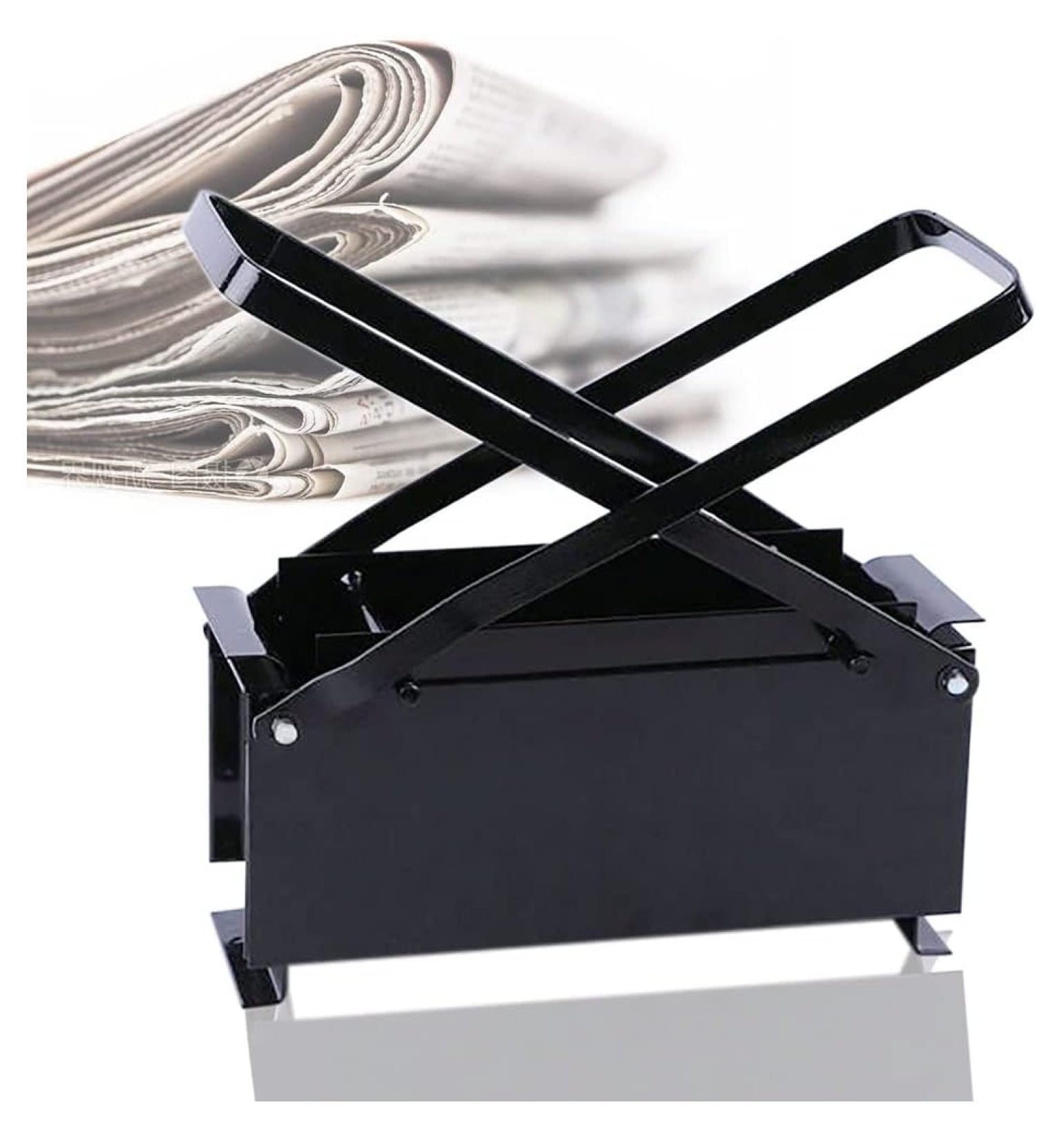 Newspaper Briquette Maker, Press Paper Log Maker, Newspaper Clumping ...