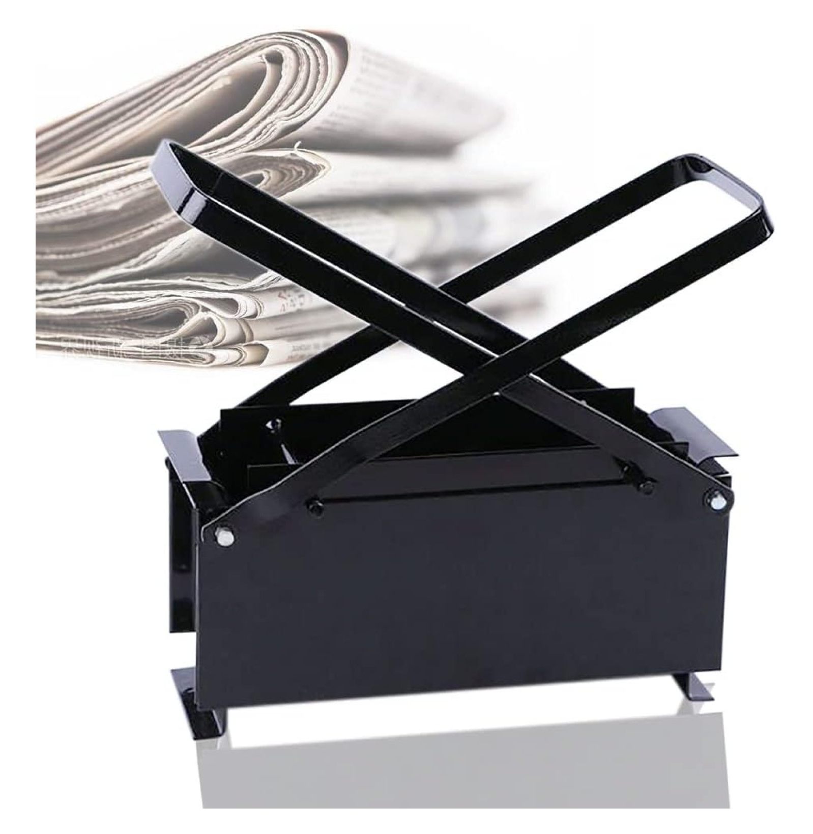 Newspaper Briquette Maker, Press Paper Log Maker, Newspaper Clumping ...