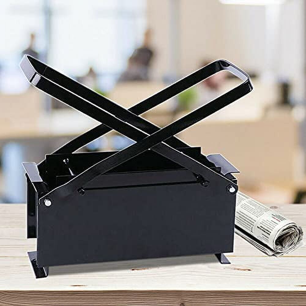 Newspaper Clumping Press, Brick Briquette Machine Paper Log Fire Free ...