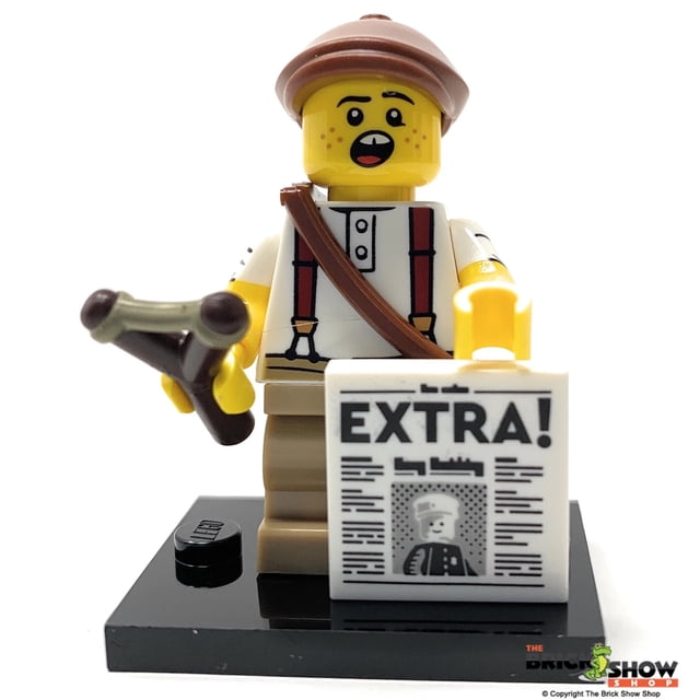 LEGO Series 24 Collectible Minifigure - Newspaper Kid 66733 with Small ...