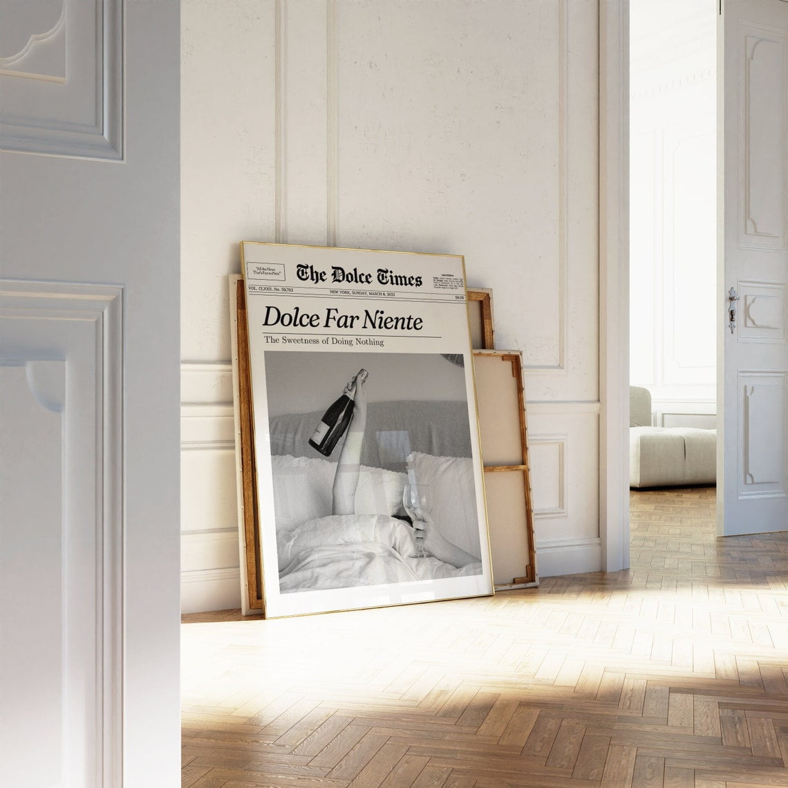Newspaper Print, New York News Print, La Dolce Vita, Italian Summer ...