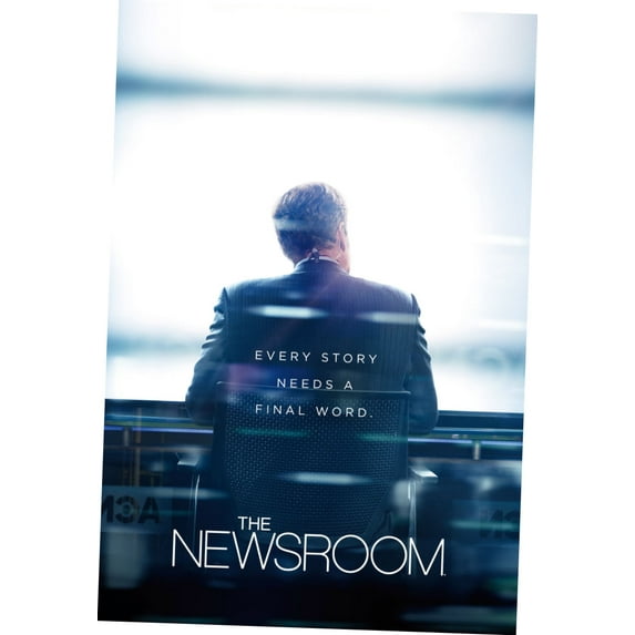 Newsroom The Poster 12x16 Art Print on Metal Sign 12in x 16in Multi ...