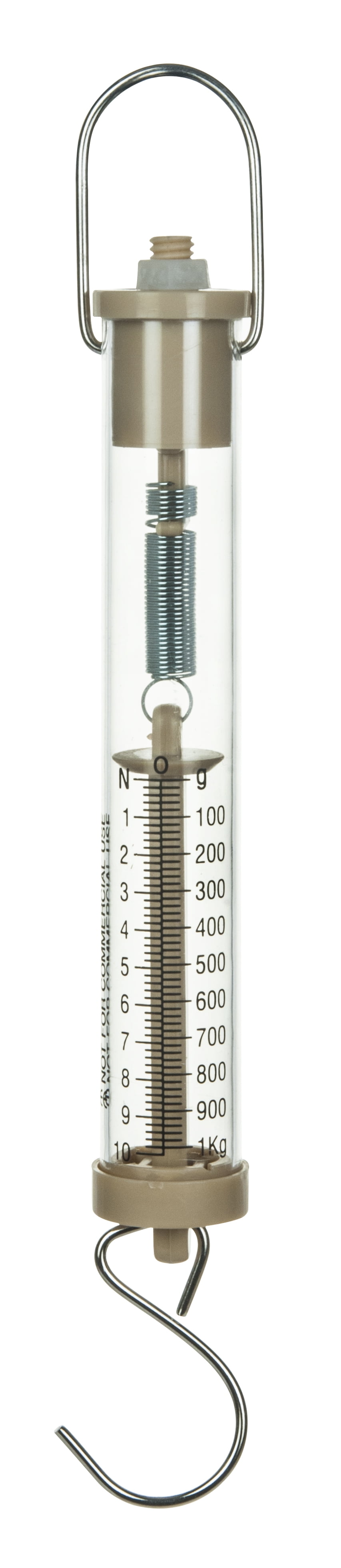 Newton Force Meter Spring Scale - 1Kg Max Capacity, Dual Scale, Acrylic ...