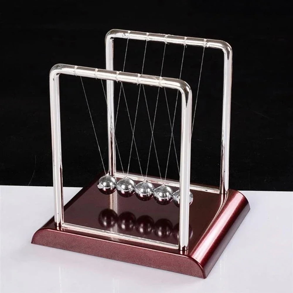 Newton's Cradle Desk Table Decor Metal Pendulum Ball Steel Balance Ball ...