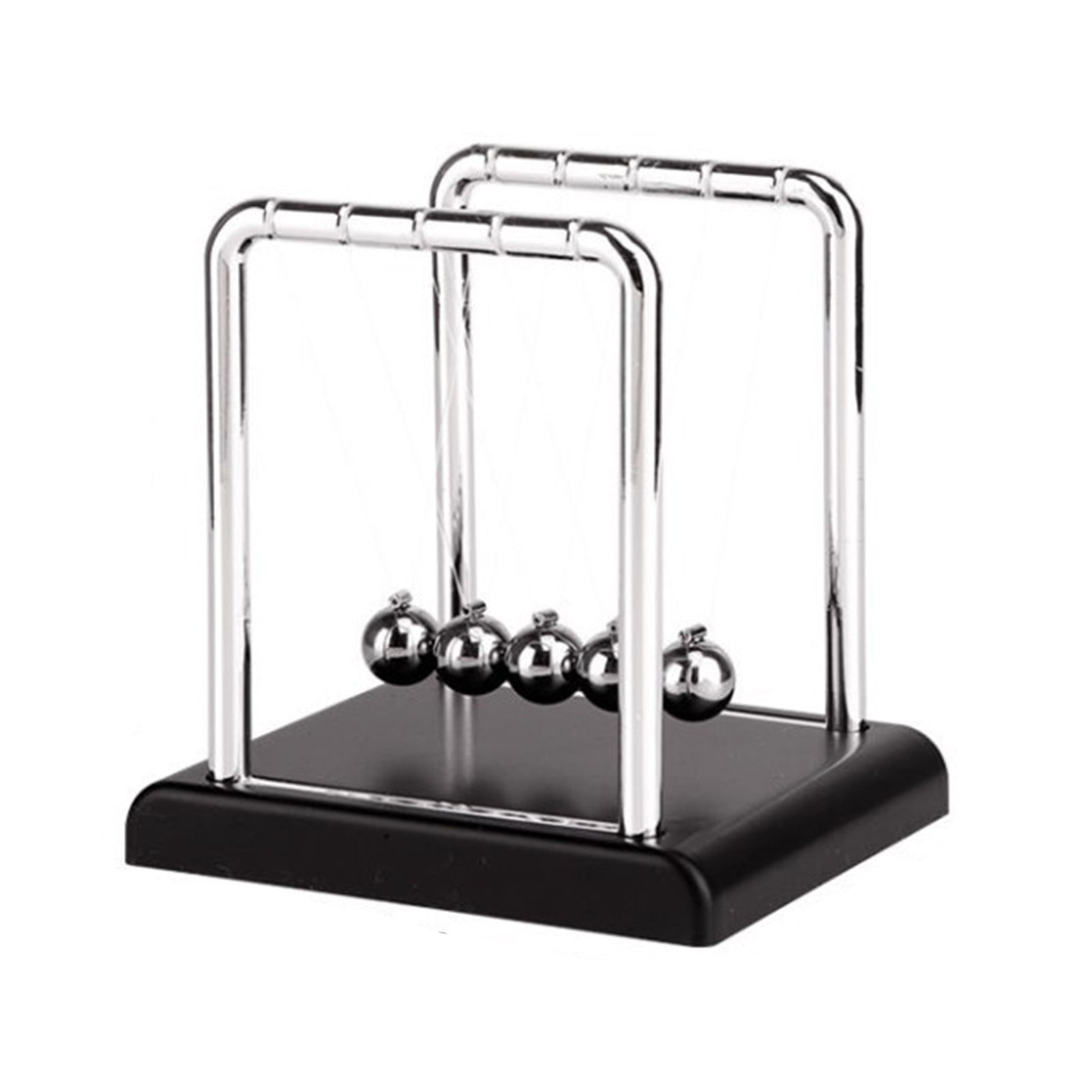 Newton s Cradle Metal Pendulum Educational Toy Square Design Kinetic ...