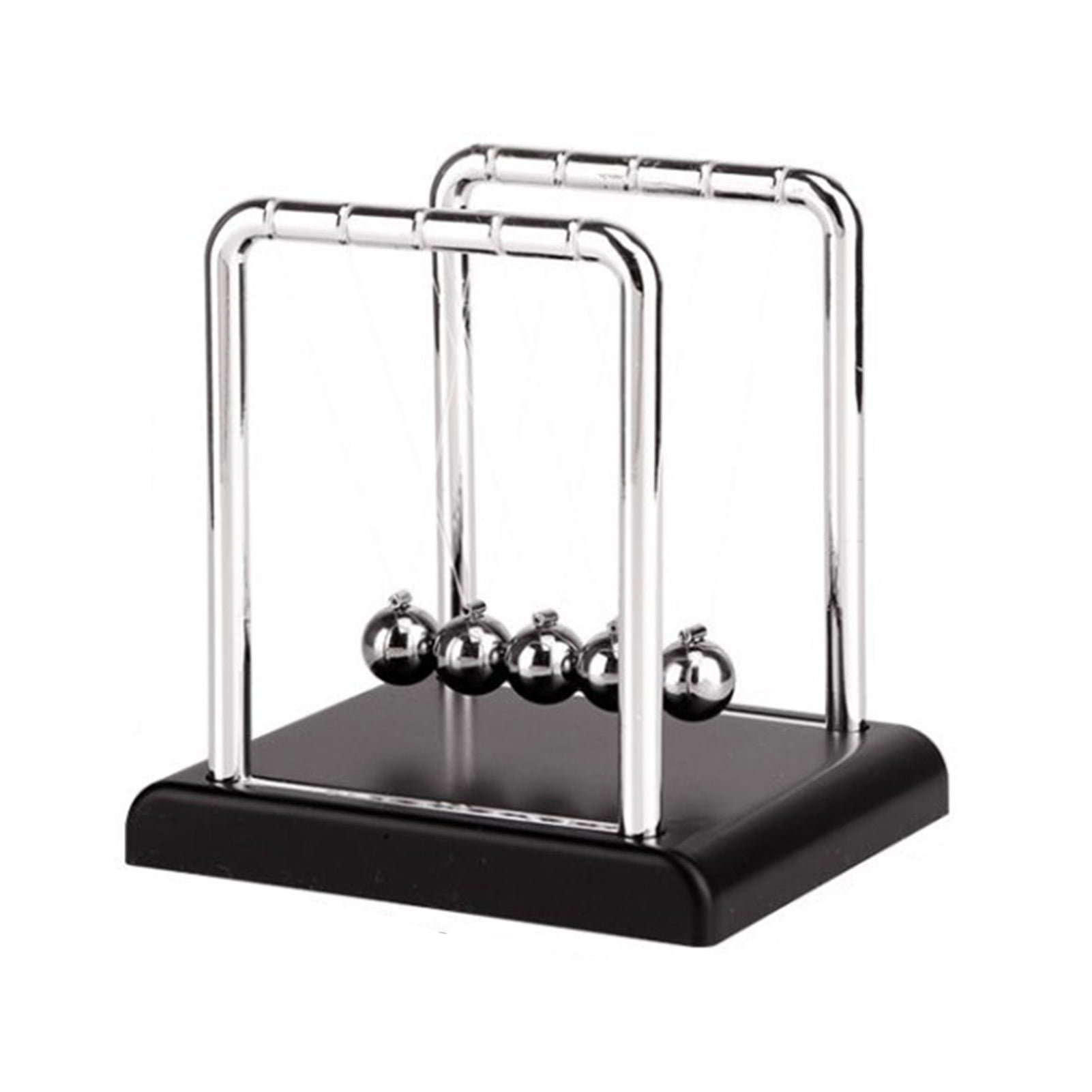 Newton s Cradle Metal Pendulum Educational Toy Square Design Kinetic ...
