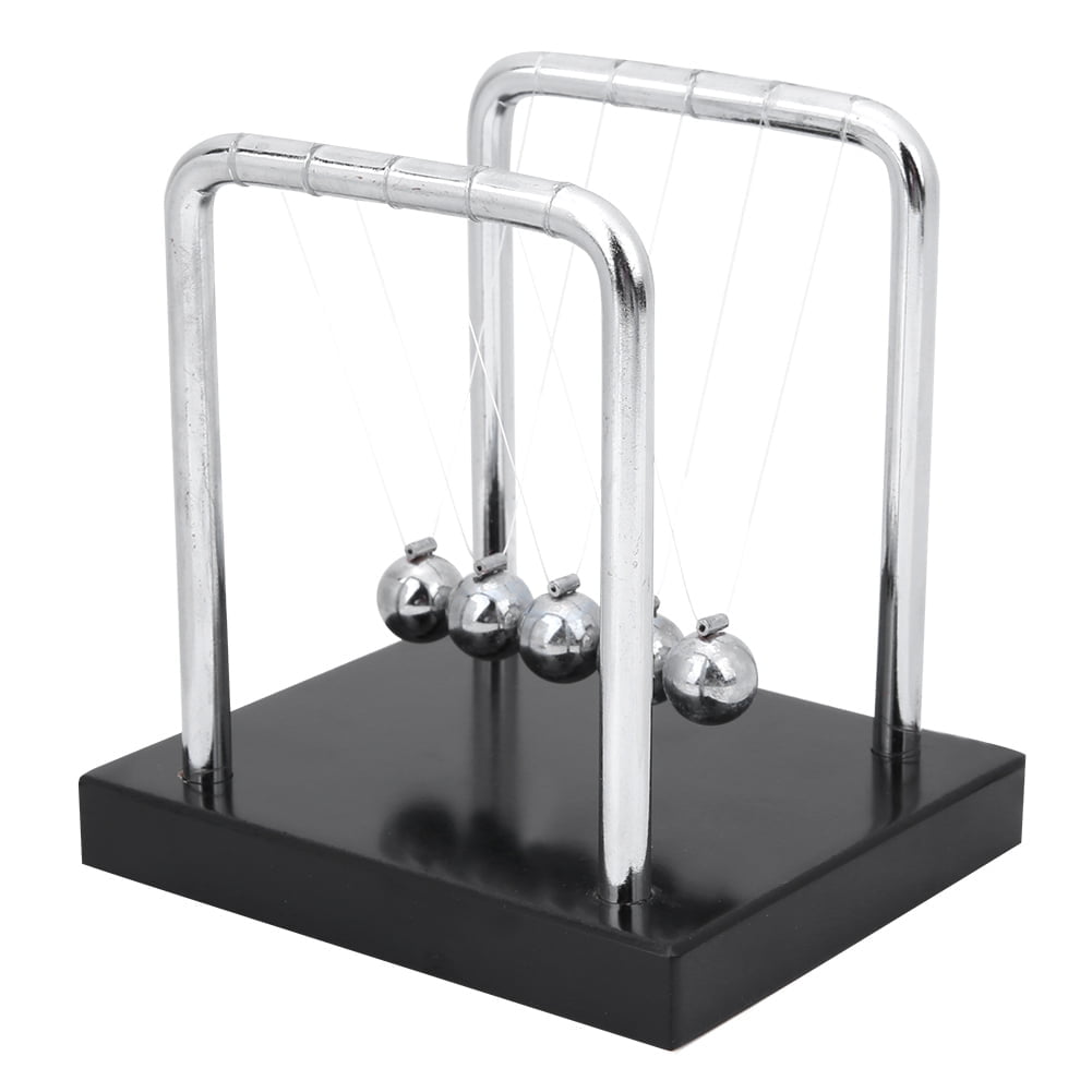 Newtons Cradle 5 Pendulum Balls Steel Balance Swing Bumping Balls ...