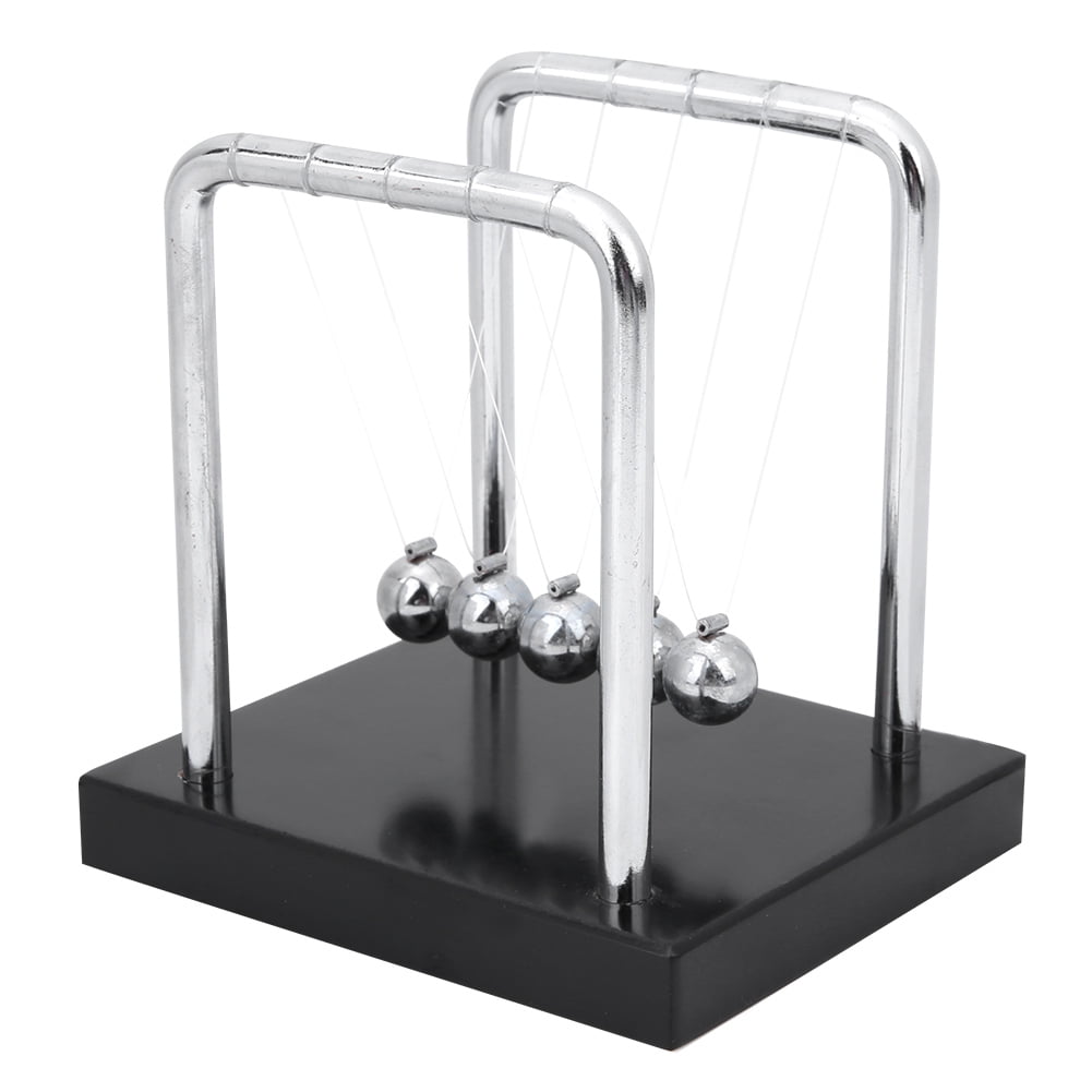 Newtons Cradle 5 Pendulum Balls Steel Balance Swing Bumping Balls ...
