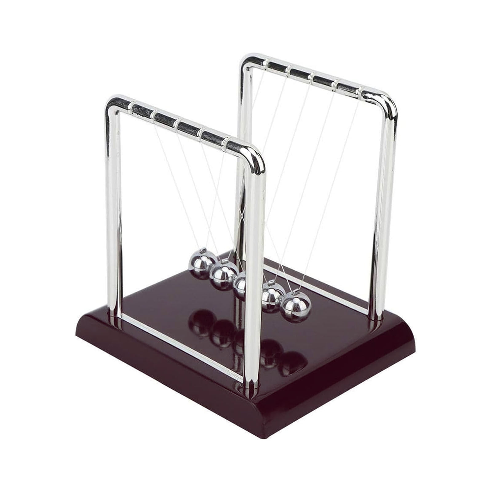 Newtons Cradle Balance Balls Portable Desktop Pendulum Desk Toy Physics ...