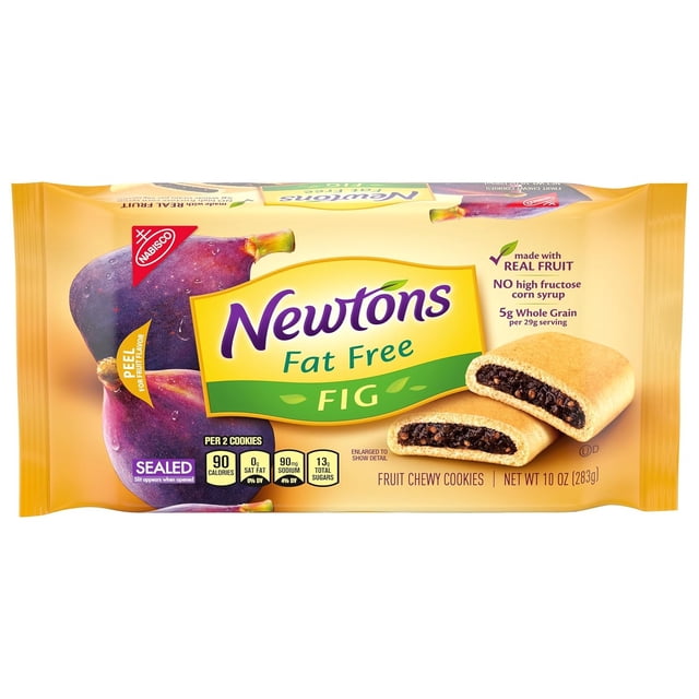 Newtons Fat Free Soft & Fruit Chewy Fig Cookies, (Fig Bars), 10 oz ...