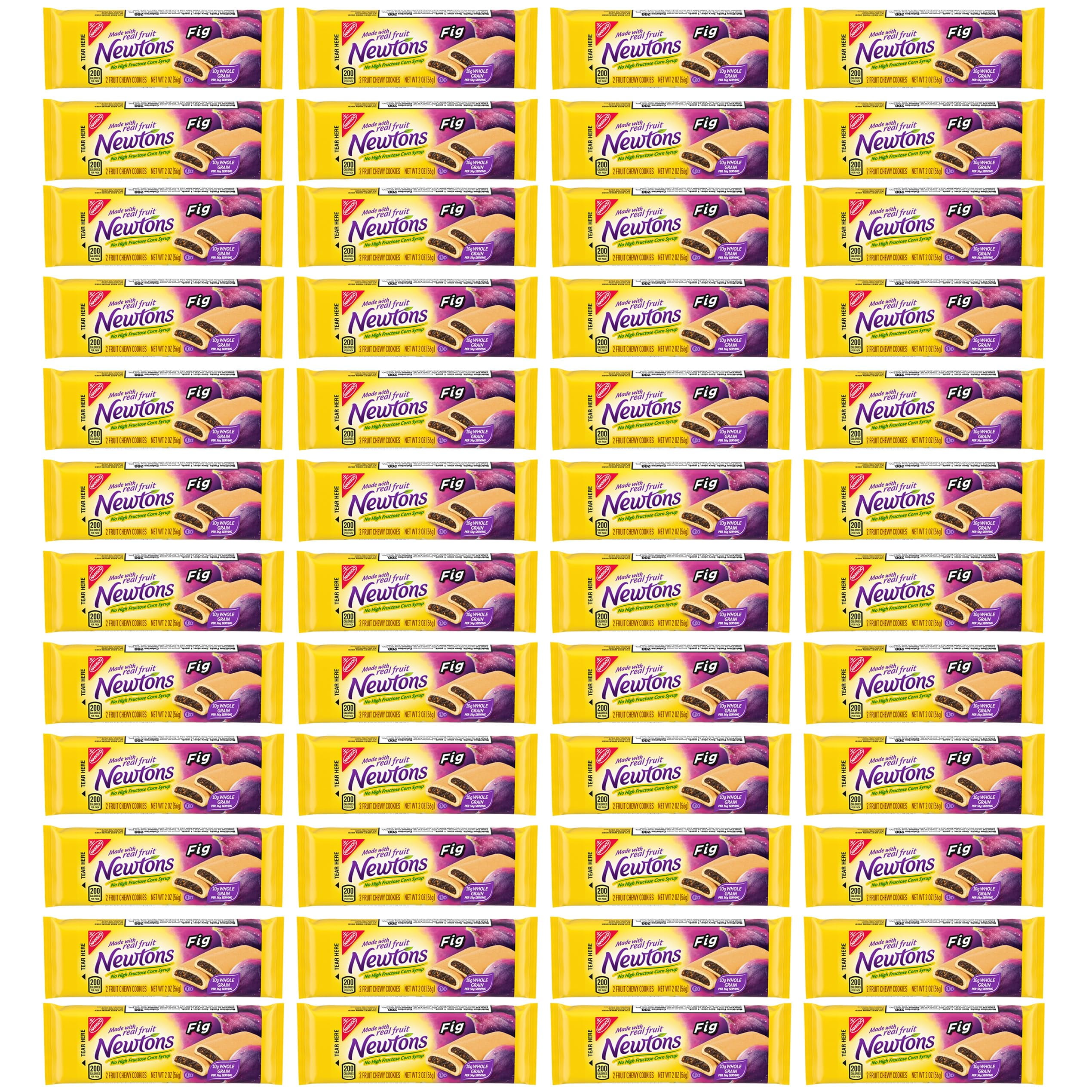 Hampton Candy Company Newtons Soft & Chewy Fig Cookies Pack of 48 with ...