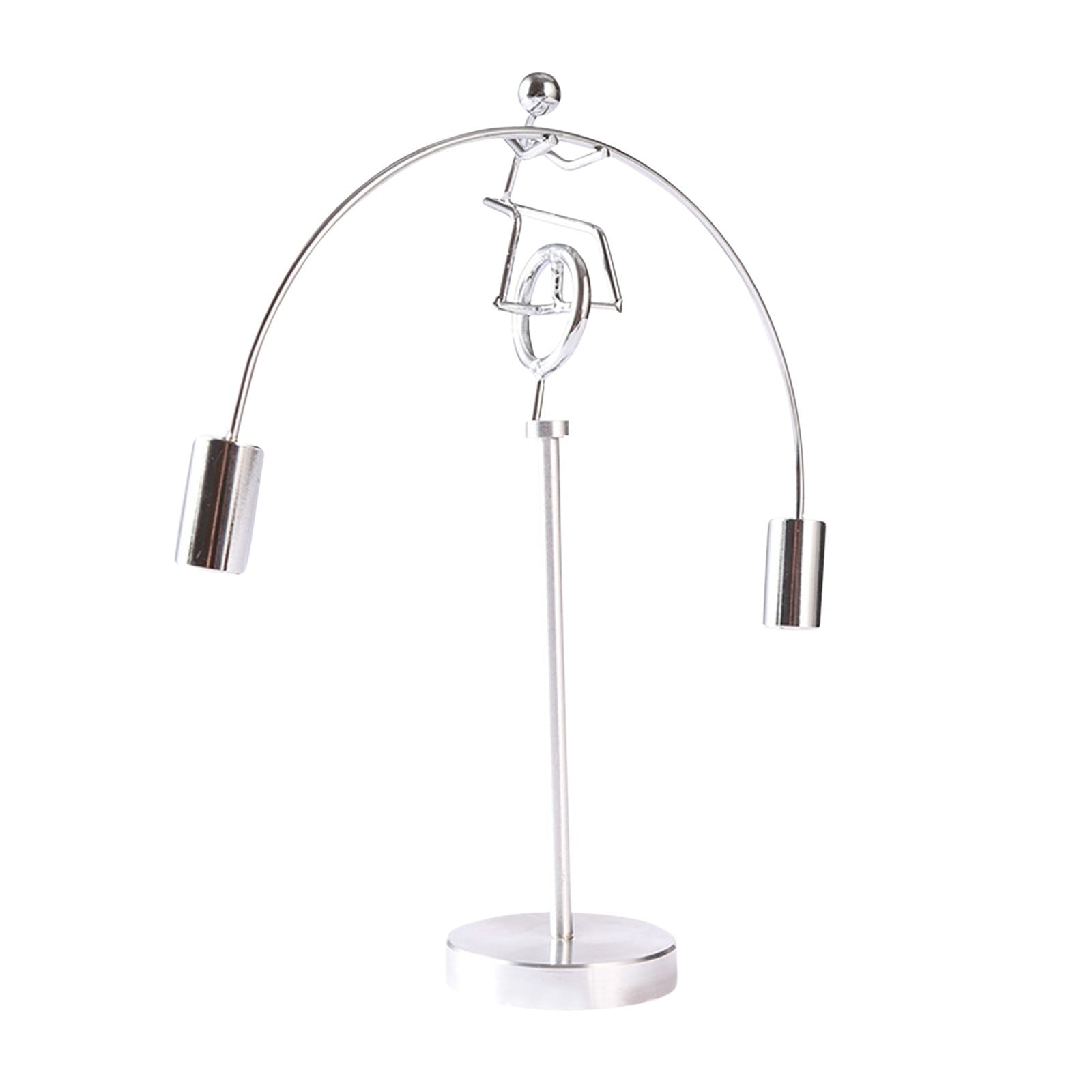 Newtons Steel Bike Physics Science Educational Desk Toy Gravity Balance Spinner Perpetual Motion ...