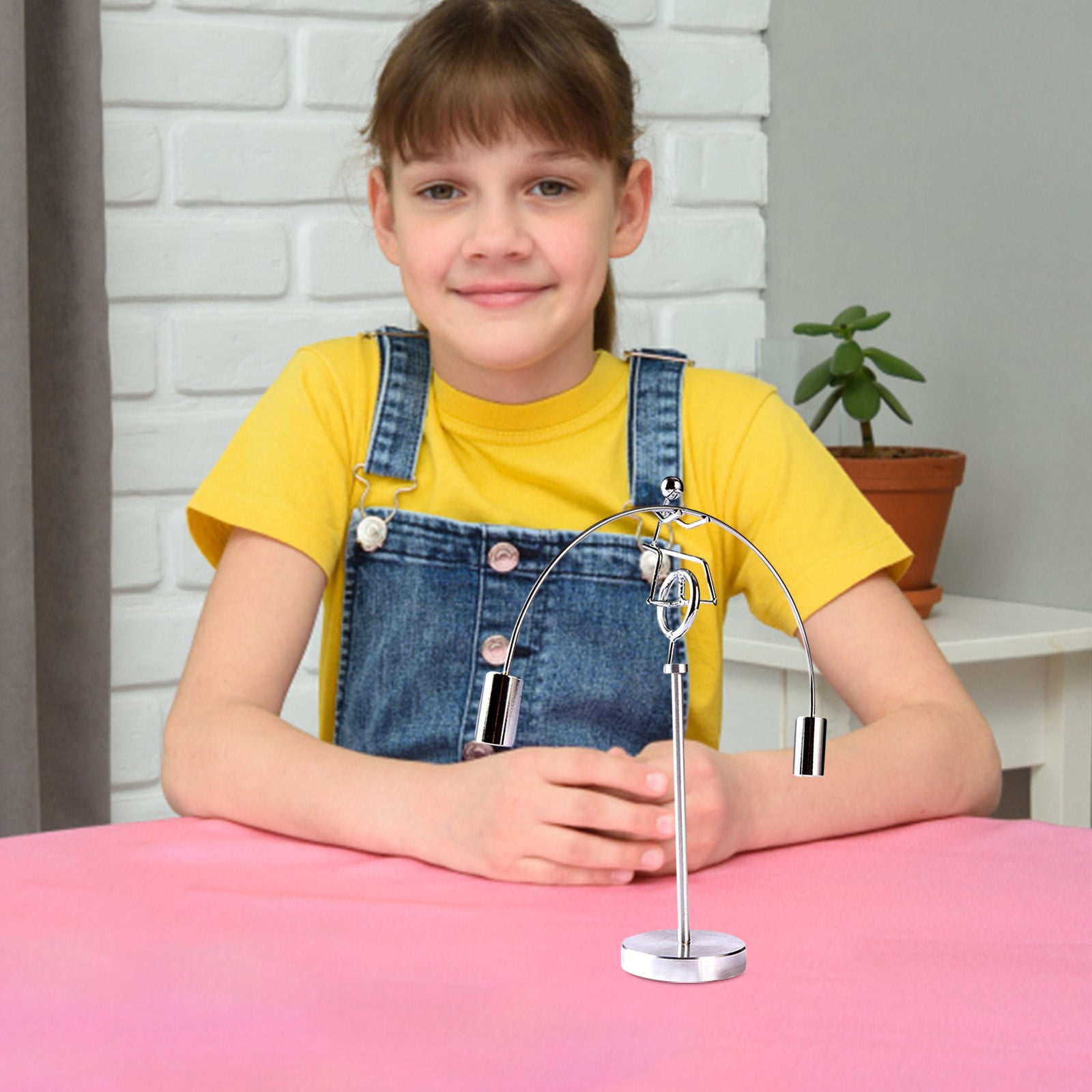 Newtons Steel Bike Physics Toy, Science Development Educational Desk ...