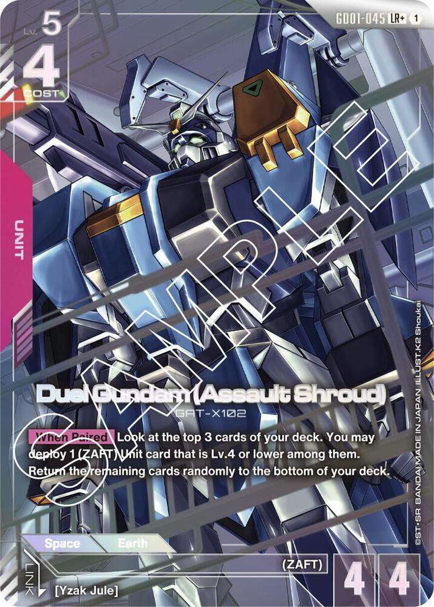 Newtype Rising Duel Gundam GD01-045 [Assault Shroud] - Walmart.com