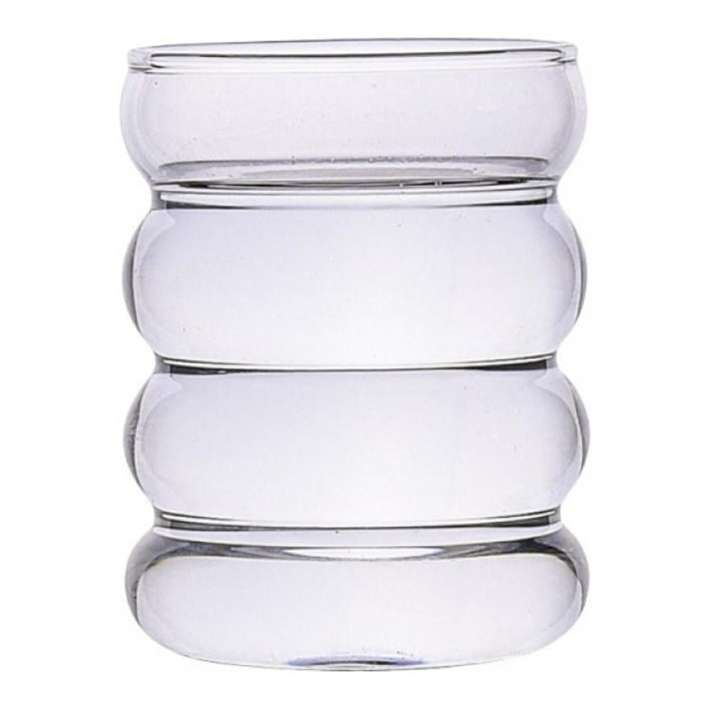 Newway Wavy Glass Cup Vintage Drinking Glasses Entertainment Dinnerware ...