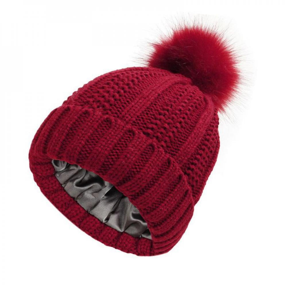 Newway Winter Warm Protective Hairstyle Silky Stretch Satin Lining ...