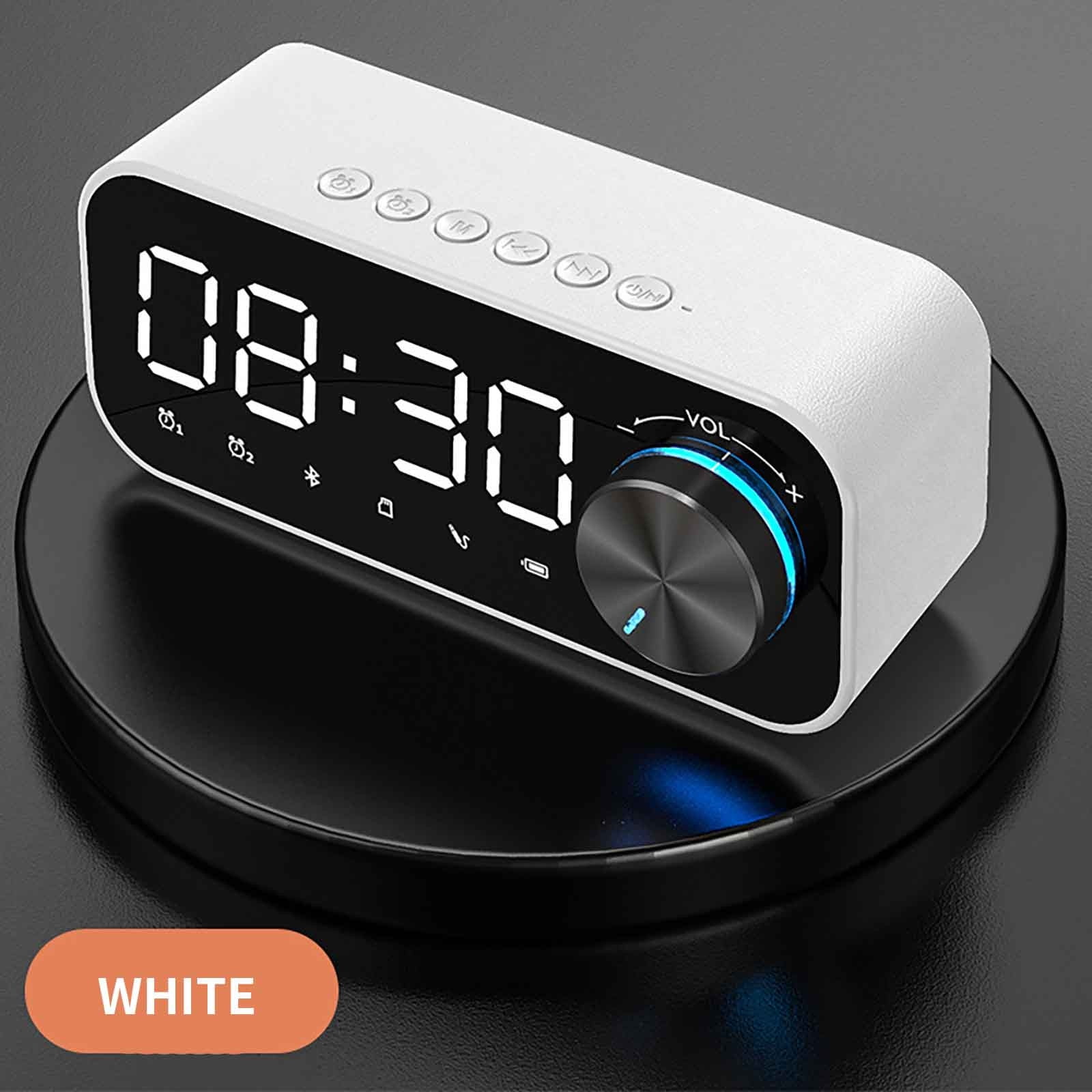 Newxiaaa 2024 New Digital Clock With Date And Week, Adjustable Alarm ...