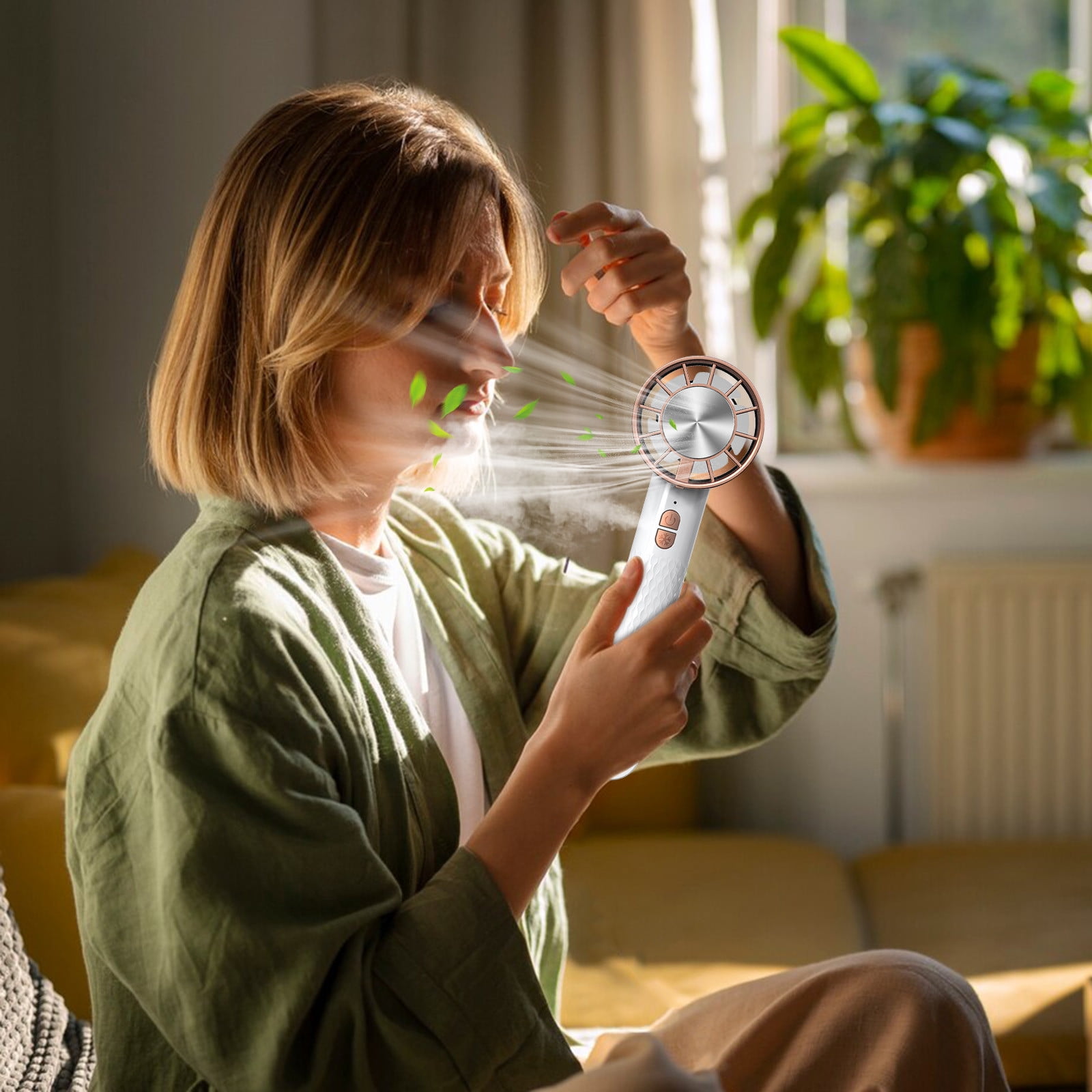 Newxiaaa 3 Speeds Mini Personal Portable Fan Bed Fans For Cooling Mini ...