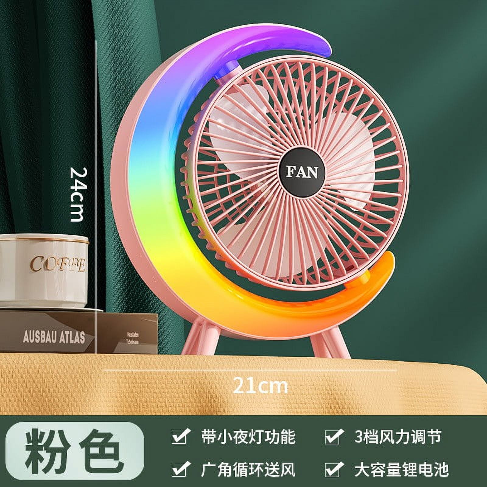 Newxiaaa 3 Speeds Mini Personal Portable Fan Mini Portable Fan Powerful ...