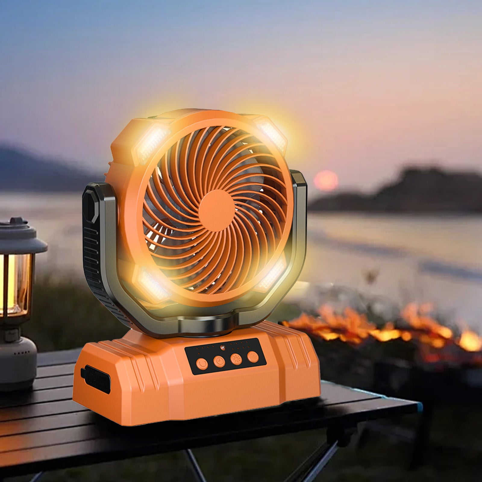 Newxiaaa 3 Speeds Strong Airflow Fan Small Desk Fan Quiet Cooling Neck ...