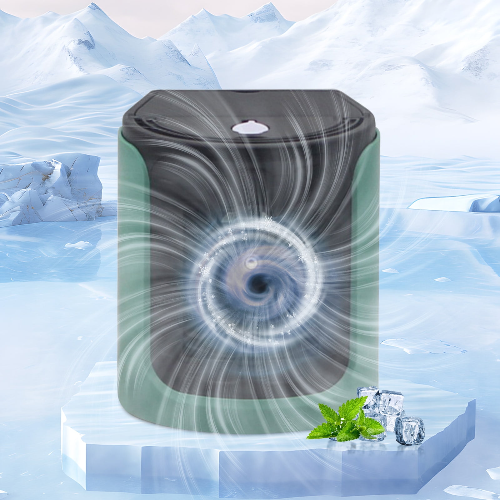 Newxiaaa Desk Top Fans Small Quiet Electric Rotating Fan For Bedroom ...