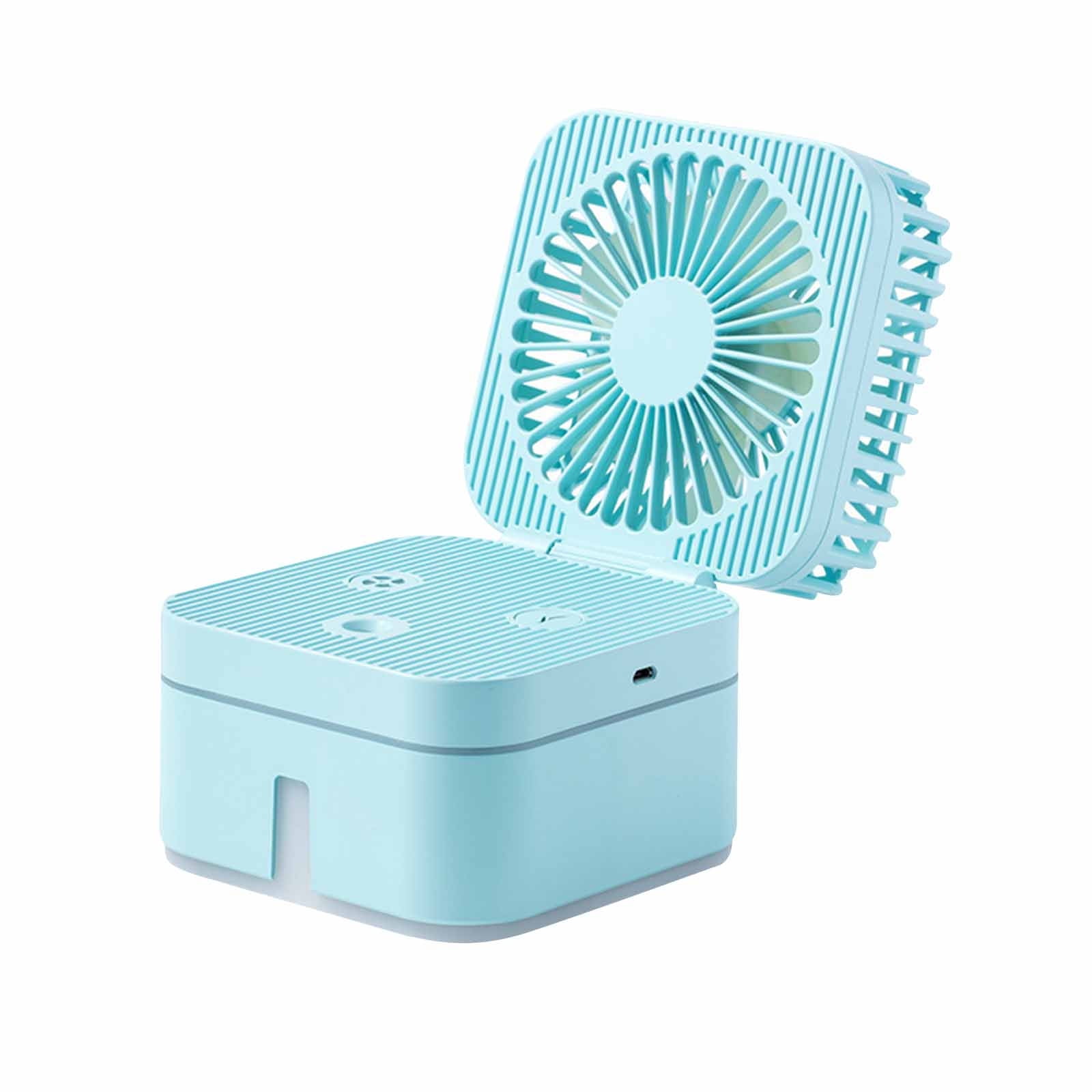 Newxiaaa Small Personal Cooling Fan 2024 Portable Fan Rechargeable ...