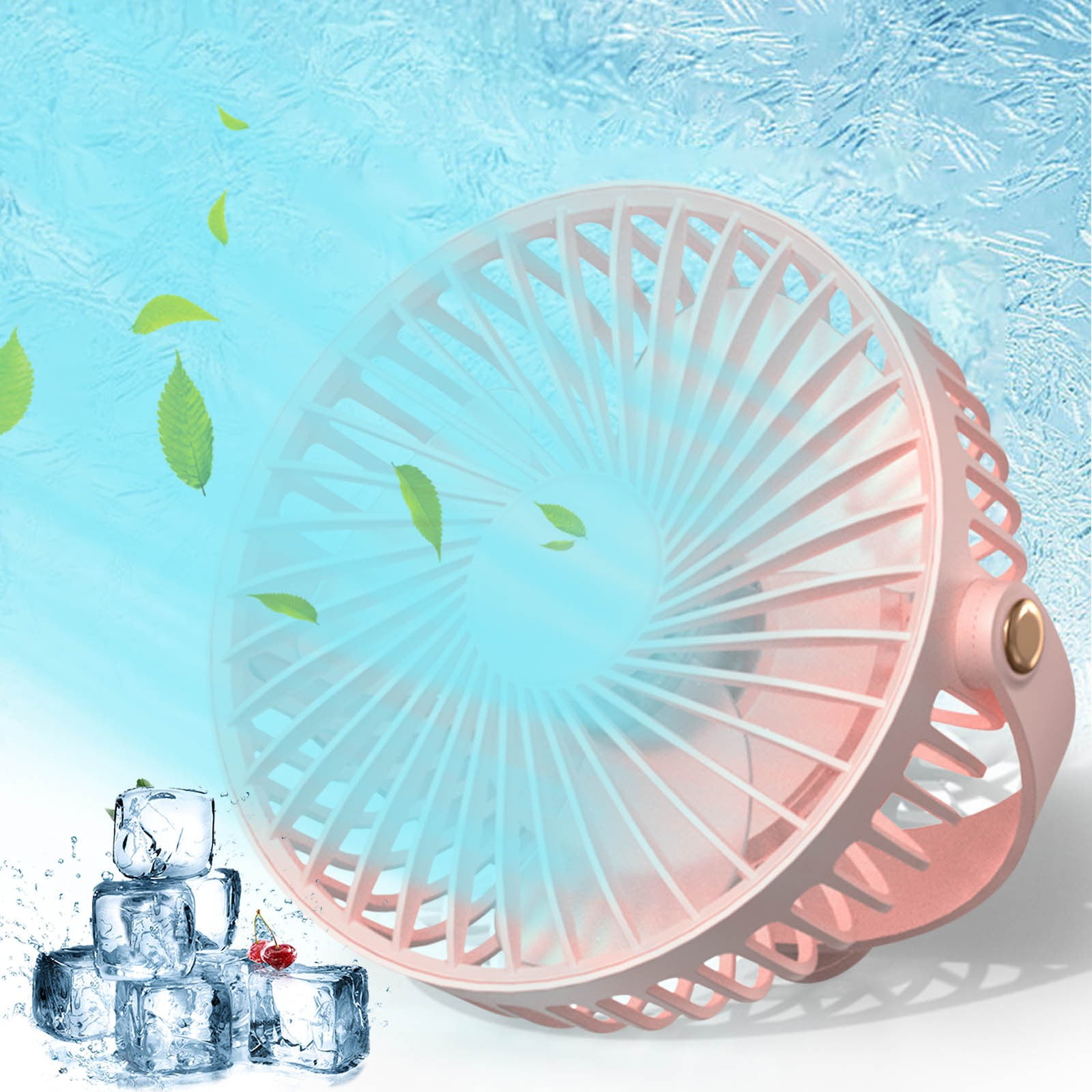 Newxiaaa Usb Fan With 4 Speeds Strong Airflow Cool Fans For Bedroom ...