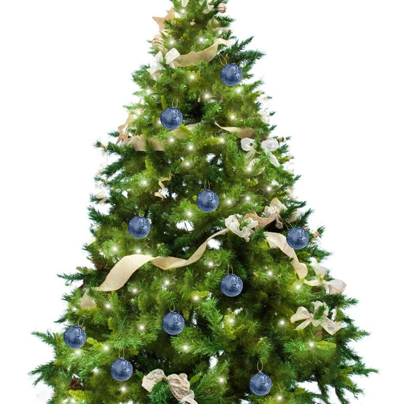Newxiaaa Uv Ball Ornament Hanging Tree Decorations, Acrylic Christmas ...