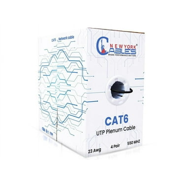 1000FT BULK CAT6 PURPLE PVC STRANDED 550MHZ UTP - Walmart.com