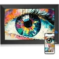 NexFoto 32 Inch Large Digital Photo Frame with Remote Control, Smart Wi ...