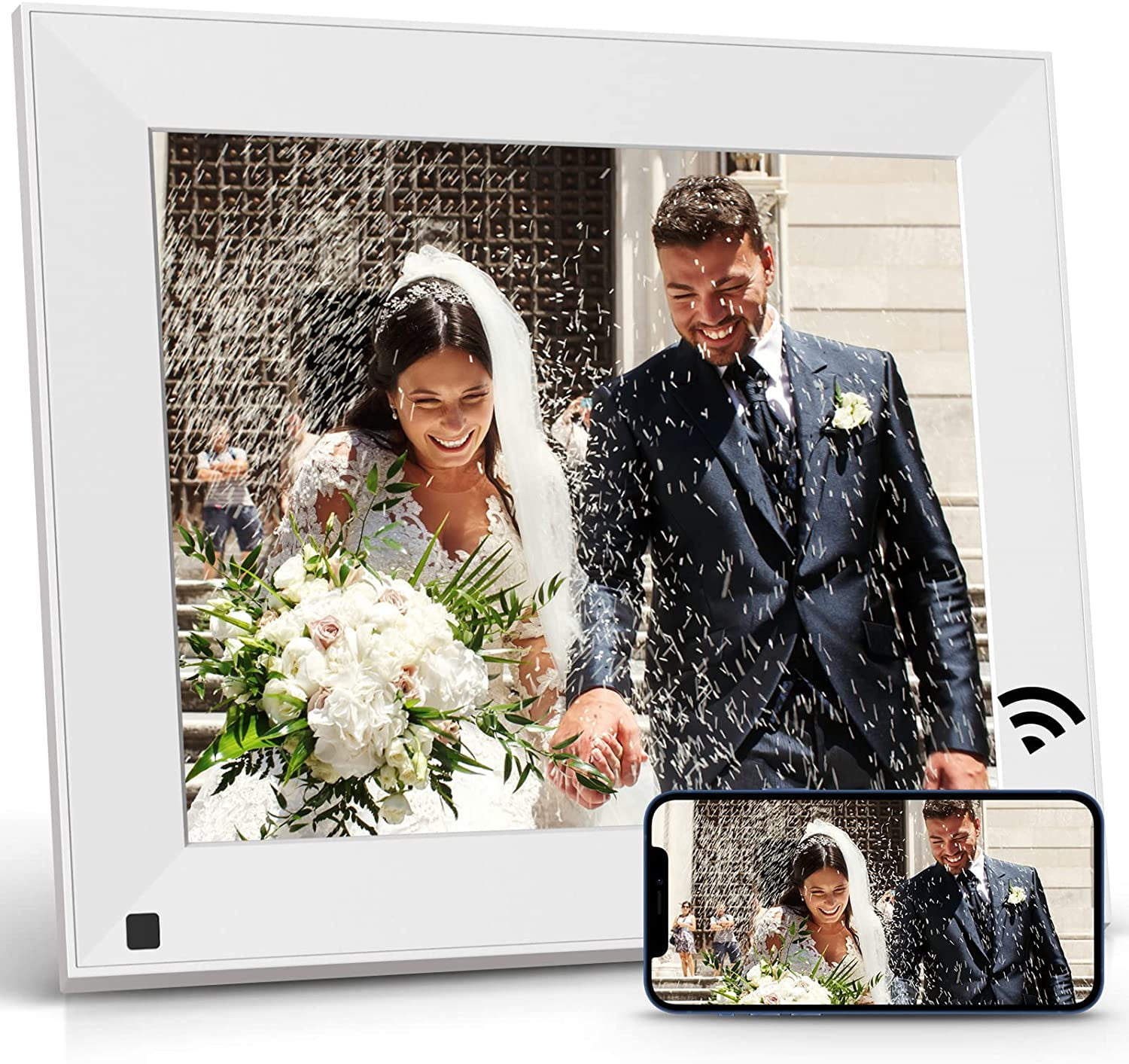 NexFoto 9 inch Smart WiFi Digital Picture Frame with Wireless Phone ...