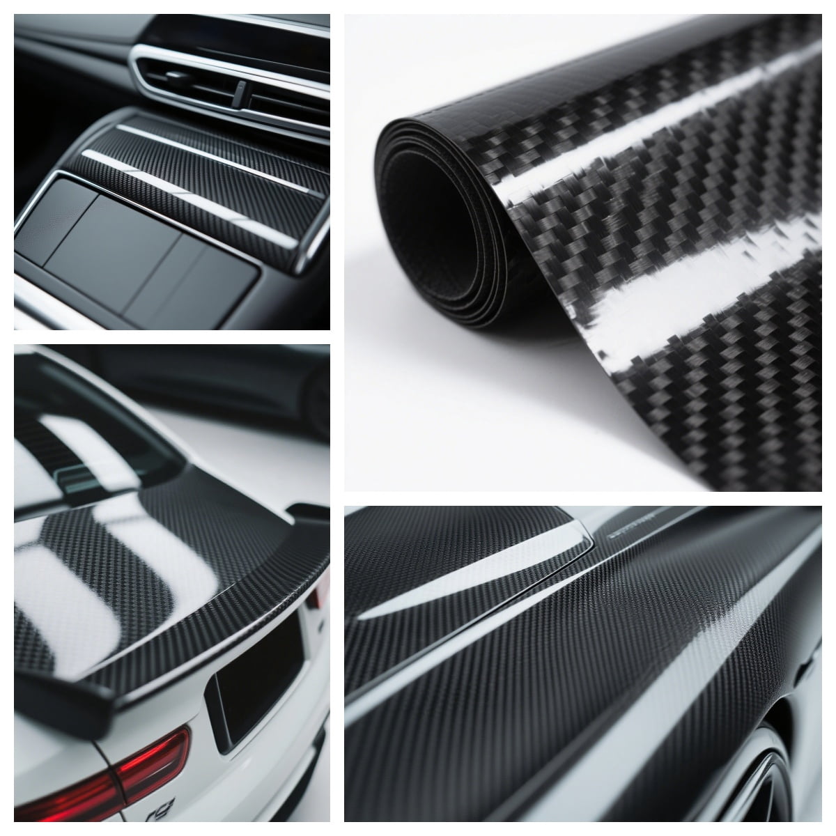 NexGen 5D Carbon Fiber Vinyl Wrap (12x60, 58.75x60, 58.75x72 ...