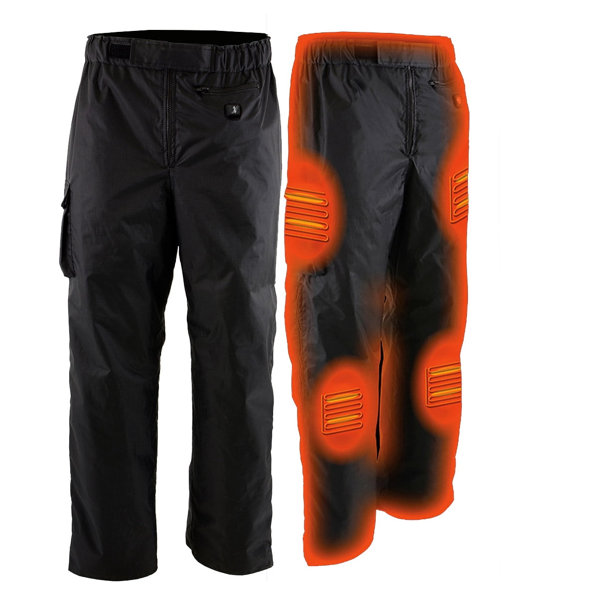NexGen Heat MPM5715SET Men Black Winter Thermal Heated Pants for Ski ...