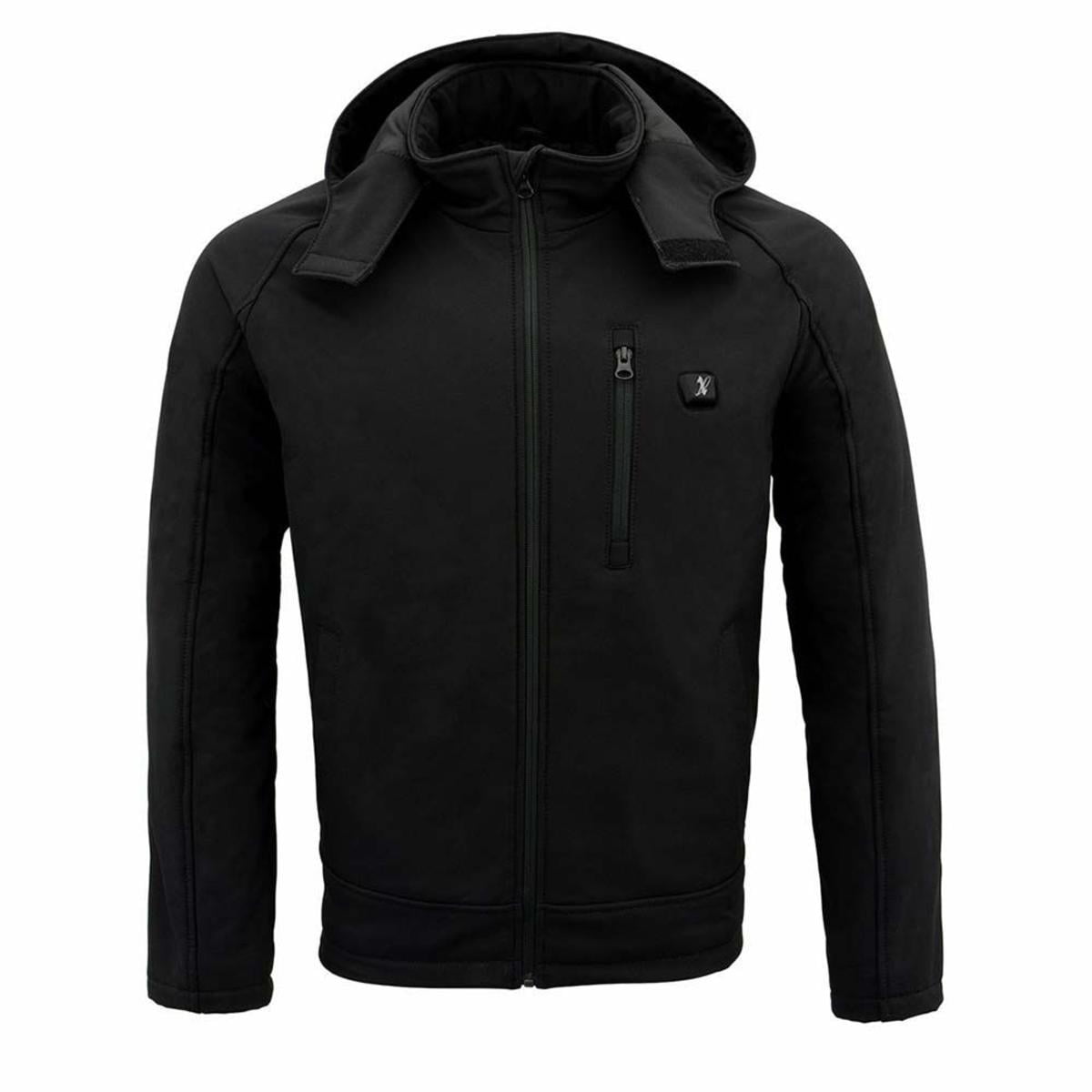 NexGen Heat Men's 'Ruffled' Soft-Shell Heated Hooded Jacket M - Walmart.com