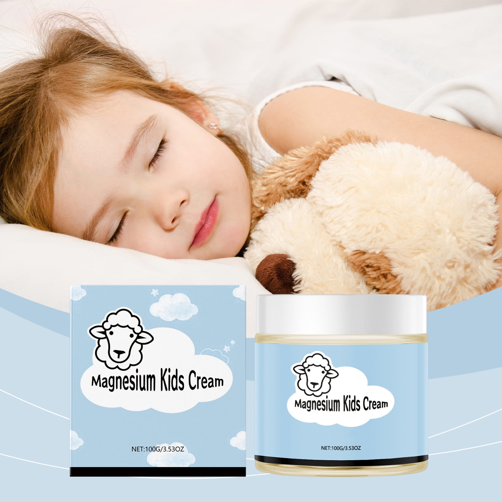 NexLuxe‌ Sheep Magnesium Cream for Kids Hydrating Refreshing Body ...
