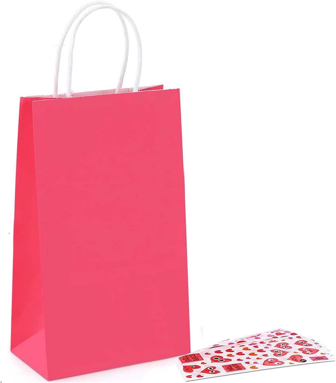 NexMint 8.6'' Red Gift Paper Bags with Handles and DIY Creative ...