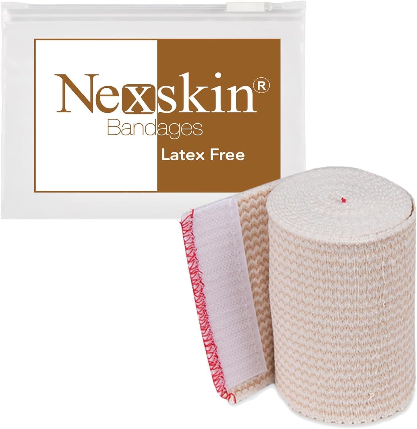 "NexSkin Organic Cotton Elastic Bandage Wrap (3"" Wide, 1 Pack ...