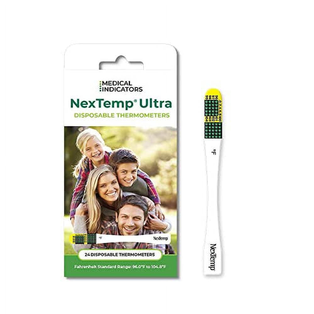 NexTemp Ultra Single-Use Thermometers - Individually Wrapped Disposable ...