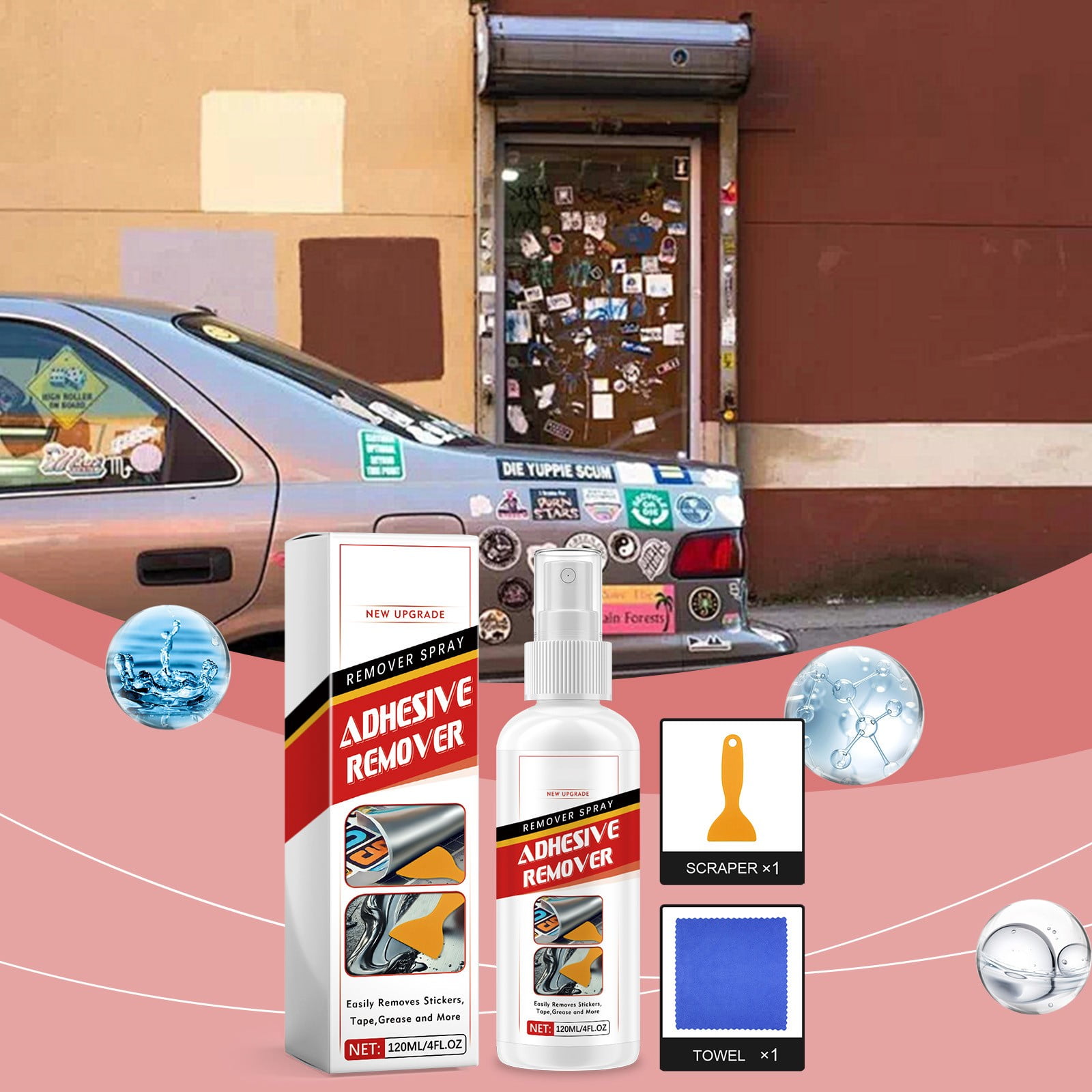 NexTorq Car Adhesive Remover - Car Sticker Remover - Sticker Remover ...